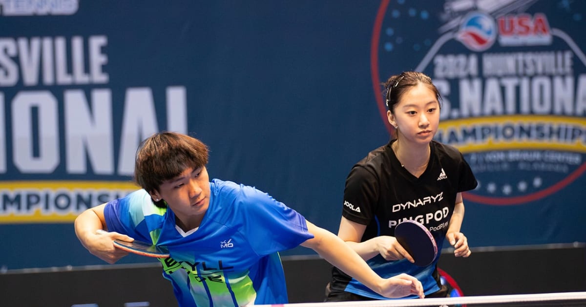 USA Table-Tennis | Amy Wang & Andrew Cao Claim 2024 Mixed Doubles National Title